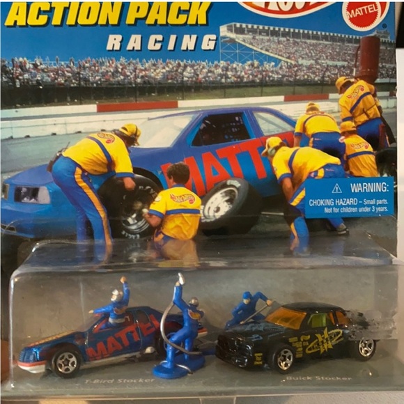 Mattel | Toys | Mattel Hot Wheels Racing Set Blue And Black Cars 996 ...